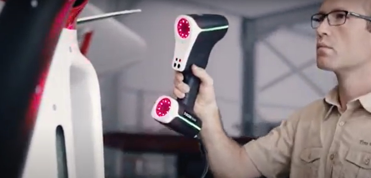 #HandsOnMetrology | Mobile laser scanner for MRO of aircrafts