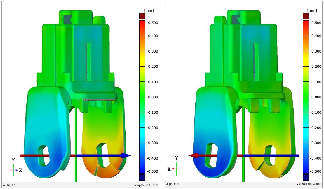 3D scanning automotive plastic parts for quality assurance