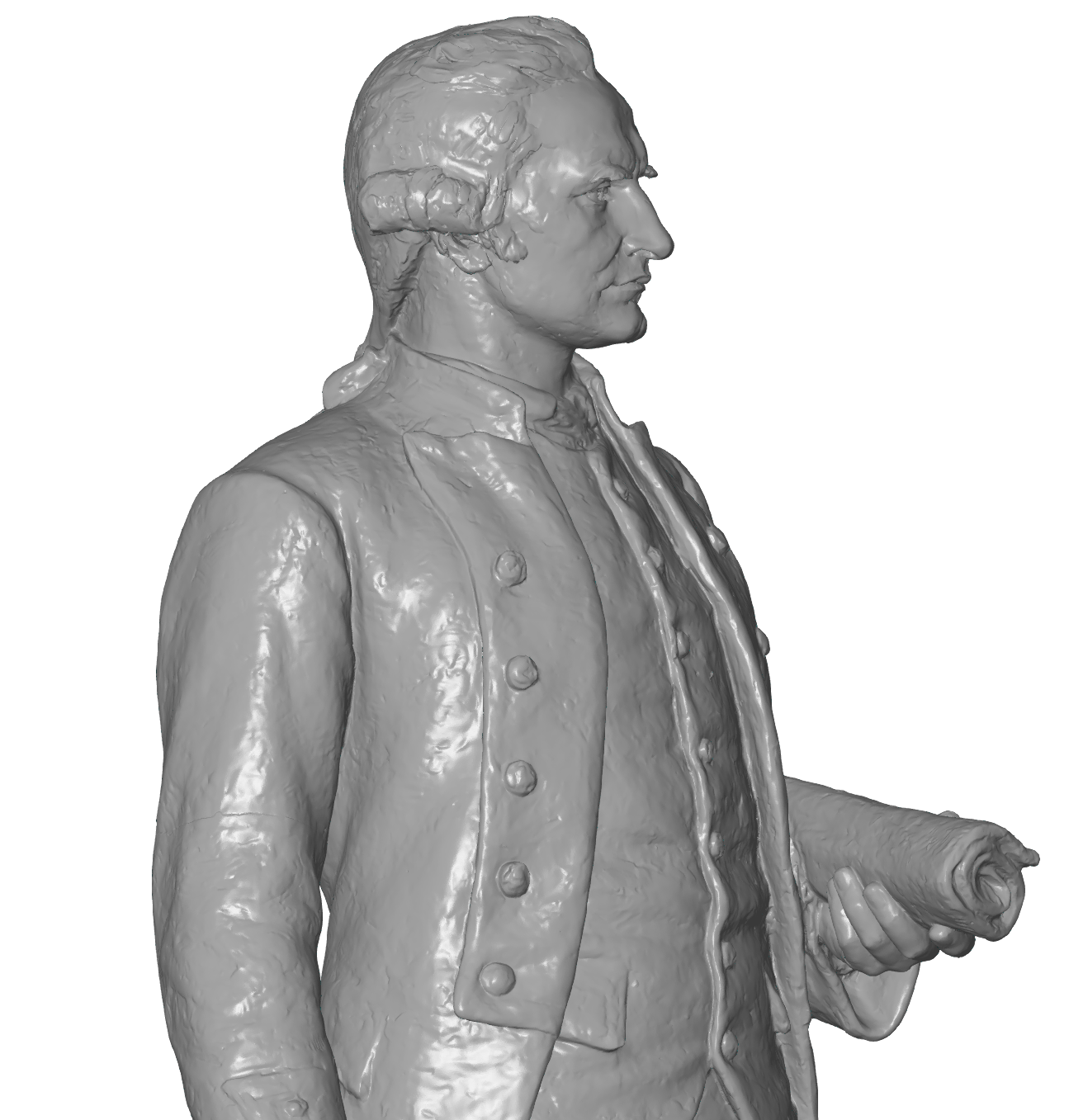 Creating a 3D model of the Capatin Cook statue for restoration